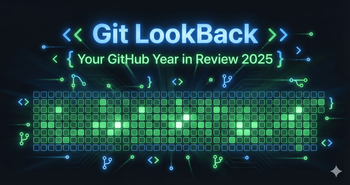 Git LookBack - GitHub Wrapped 2025